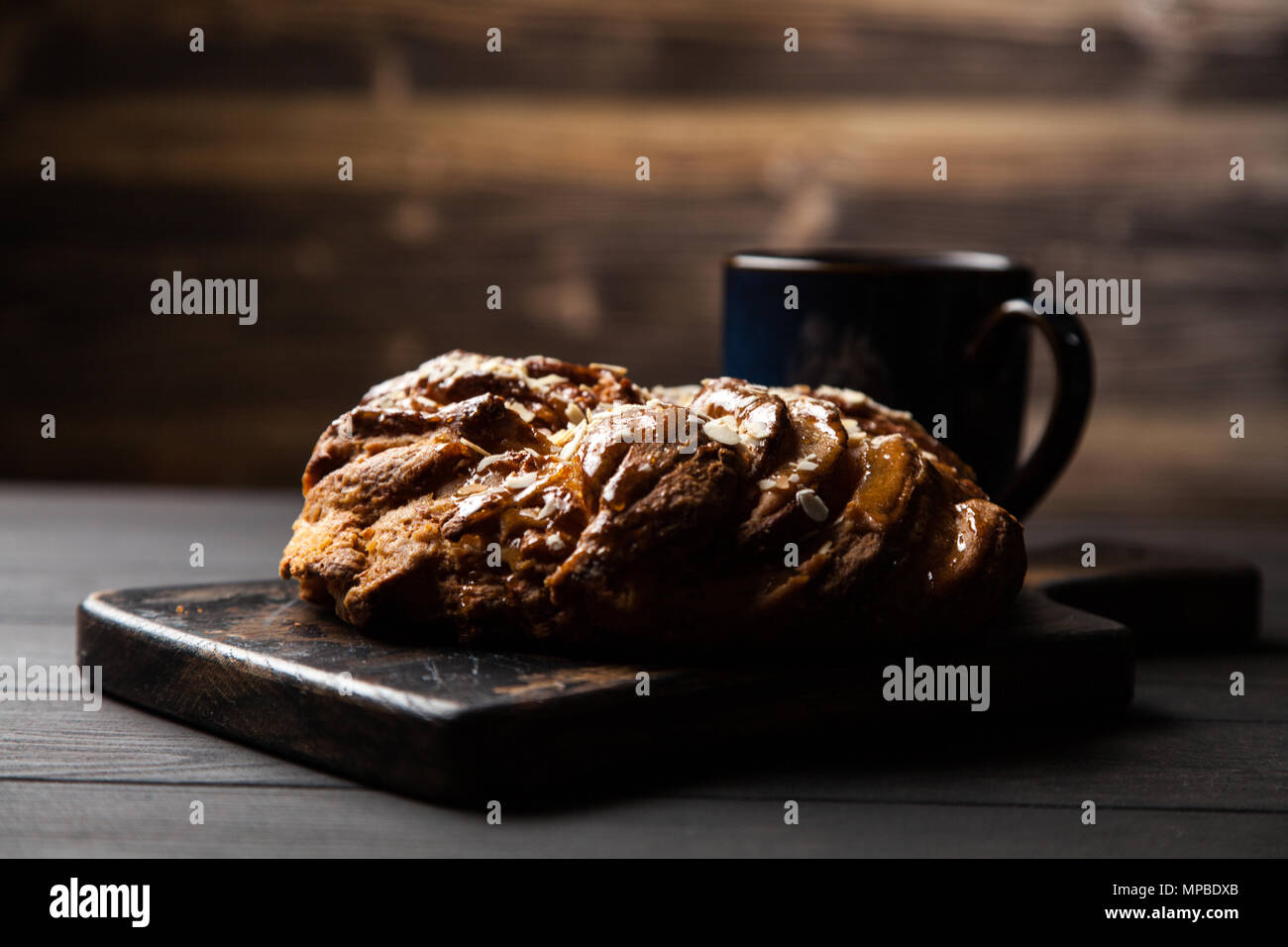Sweet maple syrup bread Stock Photo - Alamy