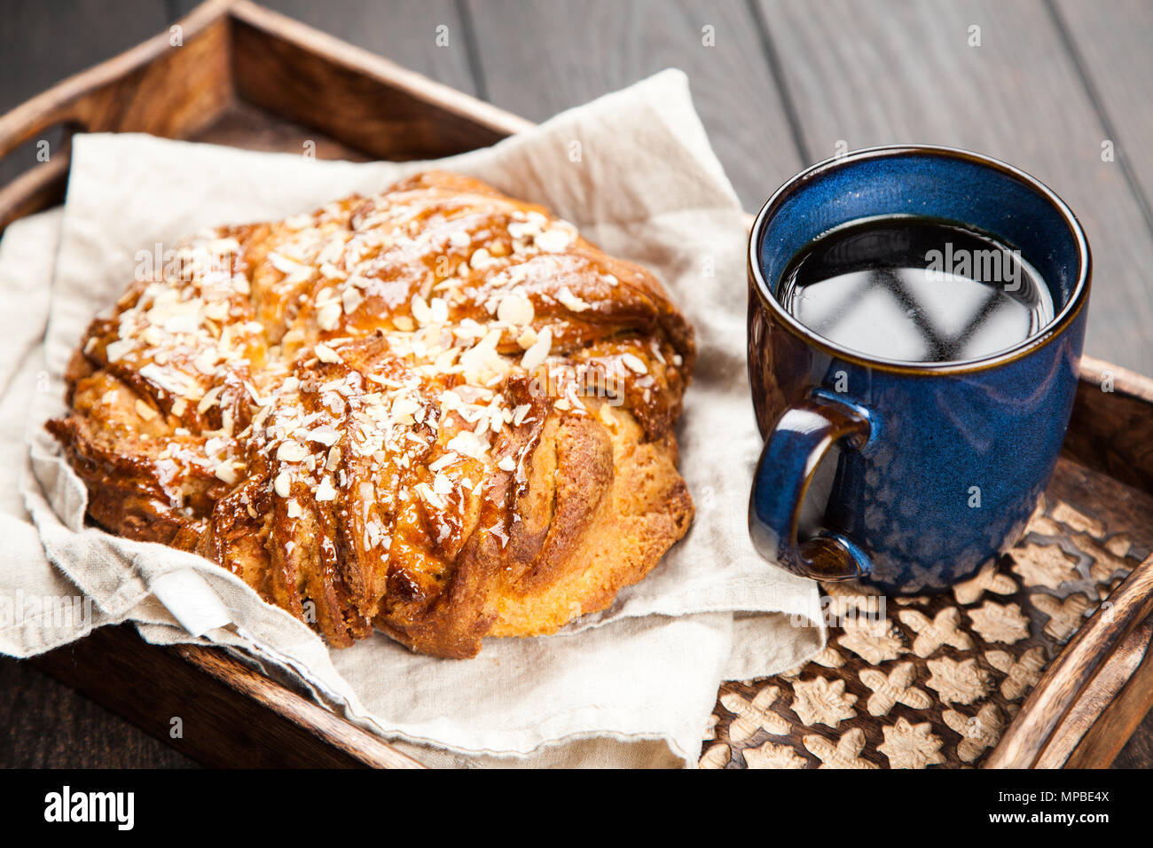 Sweet maple syrup bread Stock Photo - Alamy