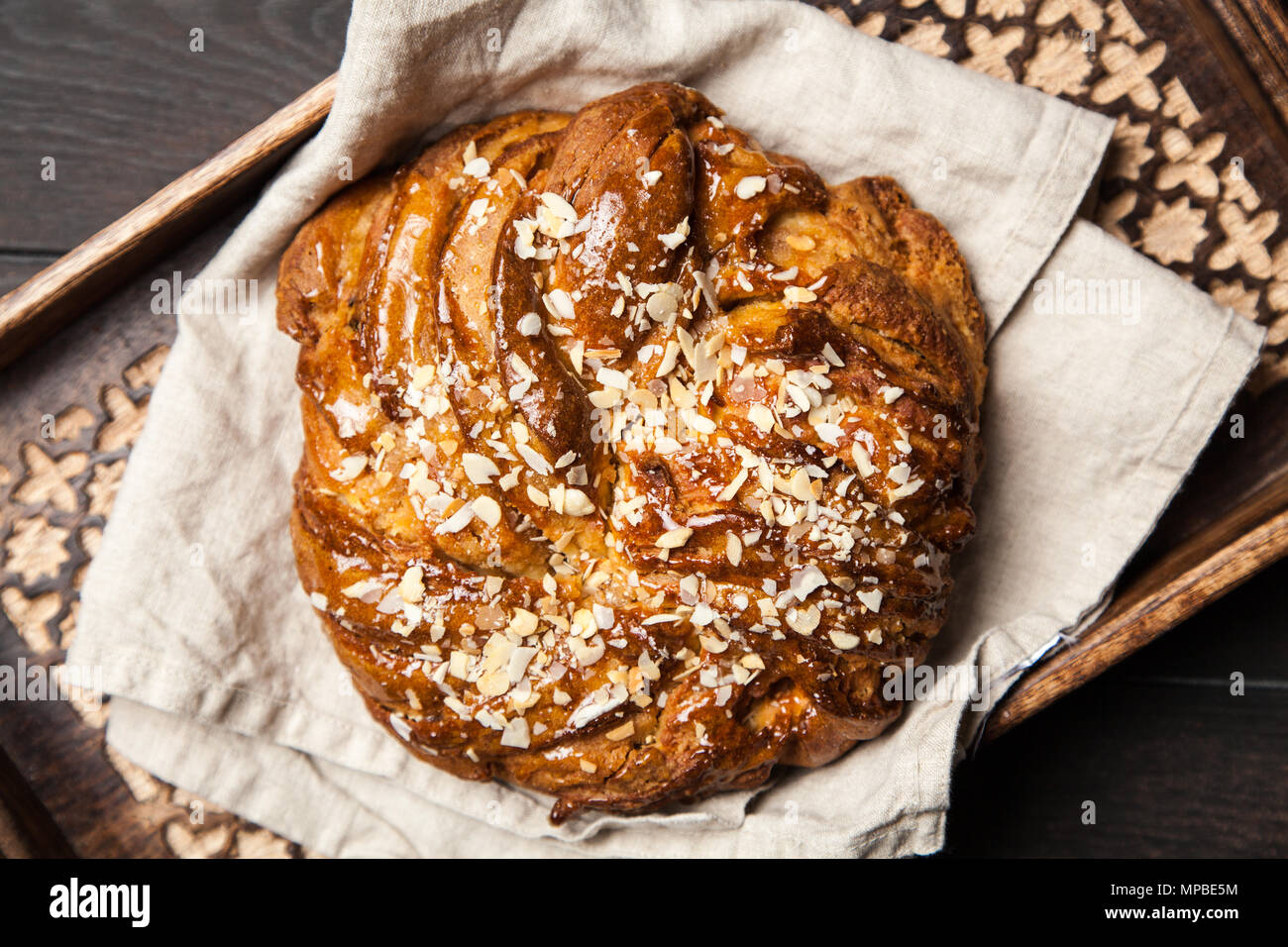 Sweet maple syrup bread Stock Photo - Alamy