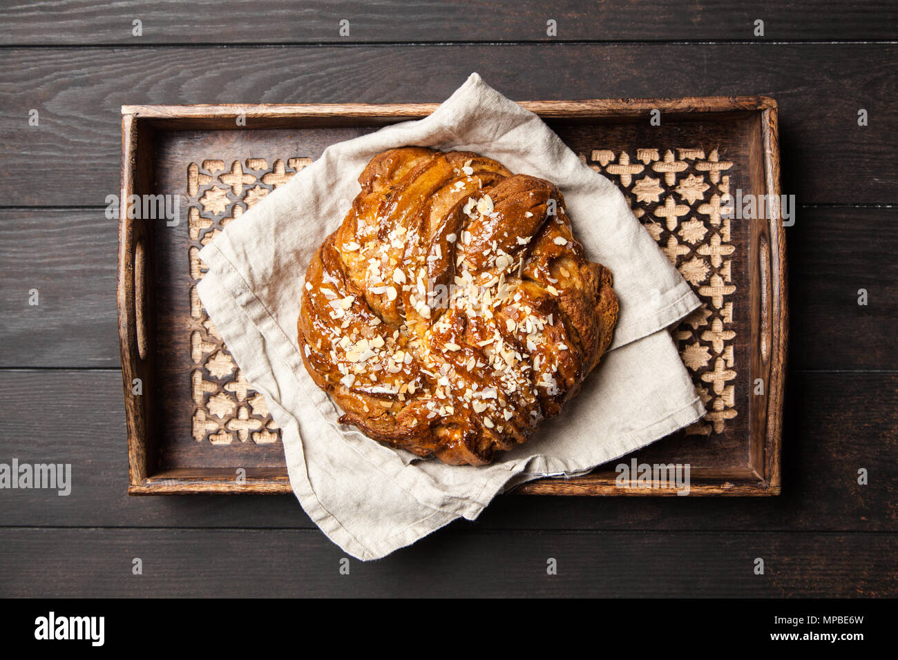 Sweet maple syrup bread Stock Photo - Alamy