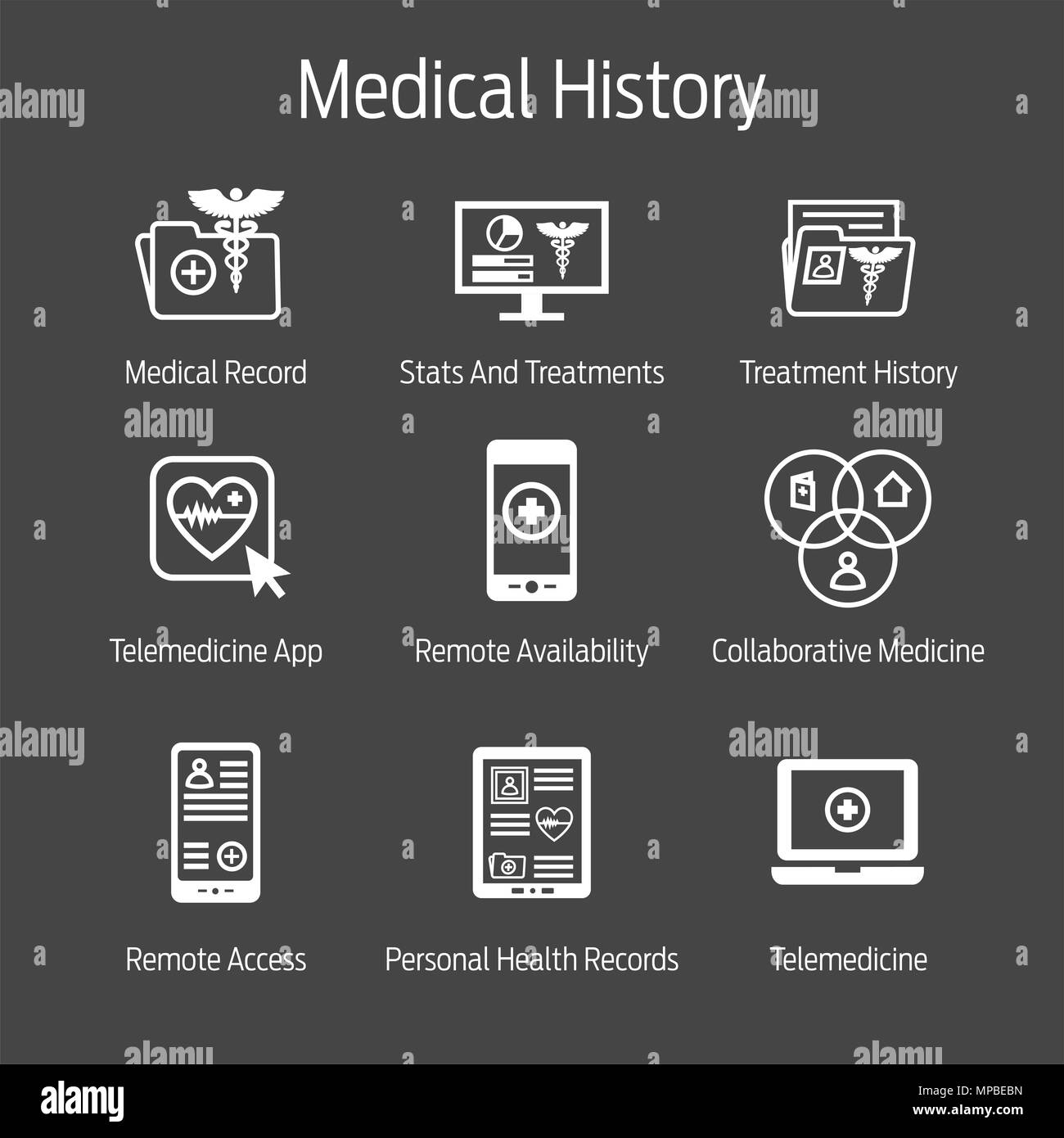 Emr icon Black and White Stock Photos & Images - Alamy