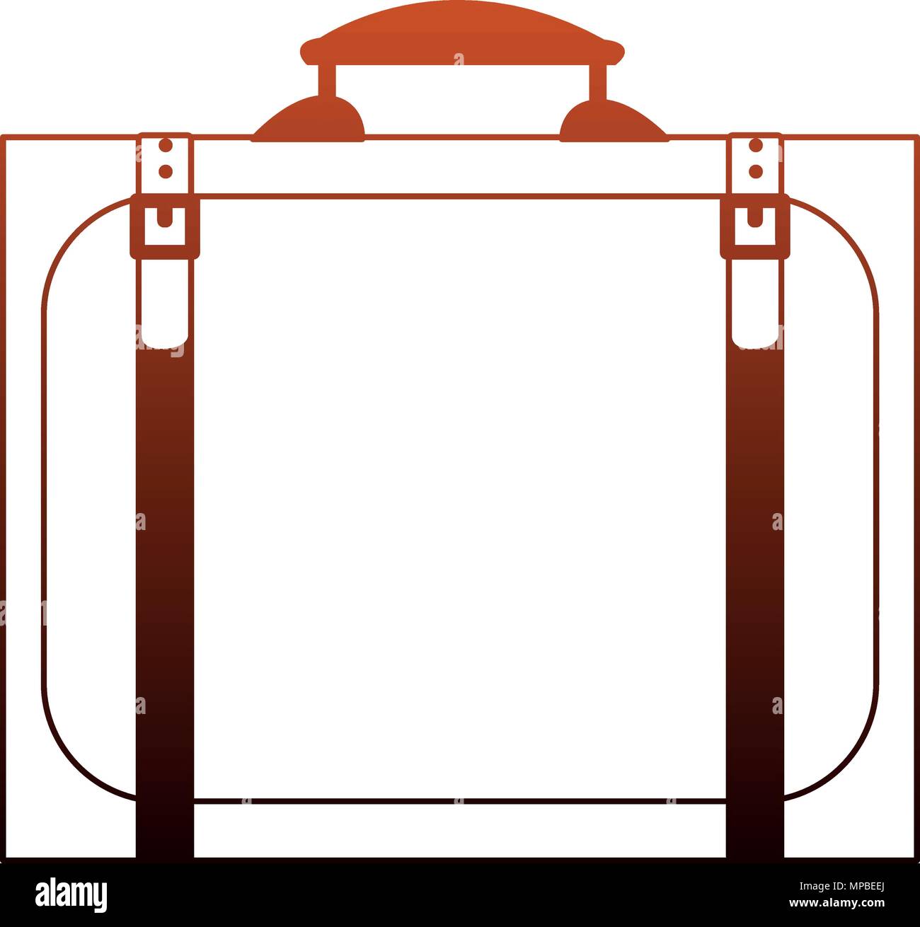 Vintage travel suitcase red lines Stock Vector Image & Art - Alamy