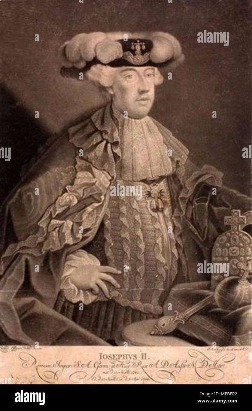 Portrait emperor joseph ii 1741 1790 hi-res stock photography and ...