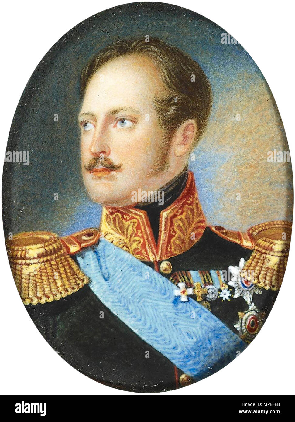 . English: Nicholas I, Emperor of Russia (1796-1855) This miniature is ...
