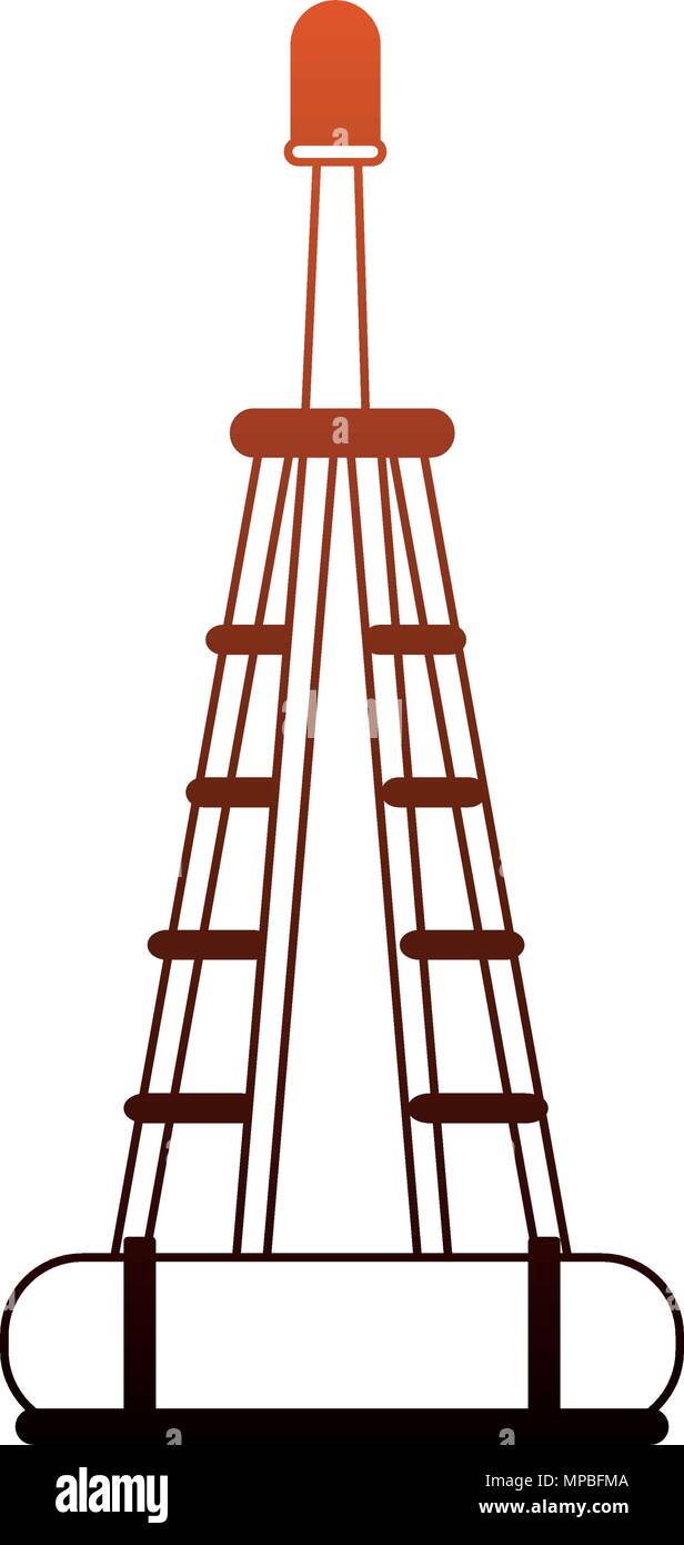Sea buoy isolated red lines Stock Vector Image & Art - Alamy
