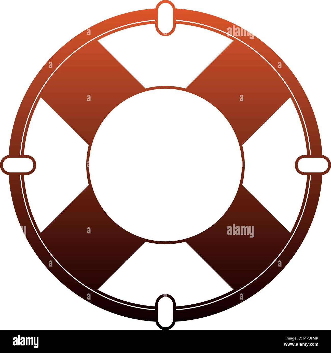 Ring lifesaver float red lines Stock Vector Image & Art - Alamy