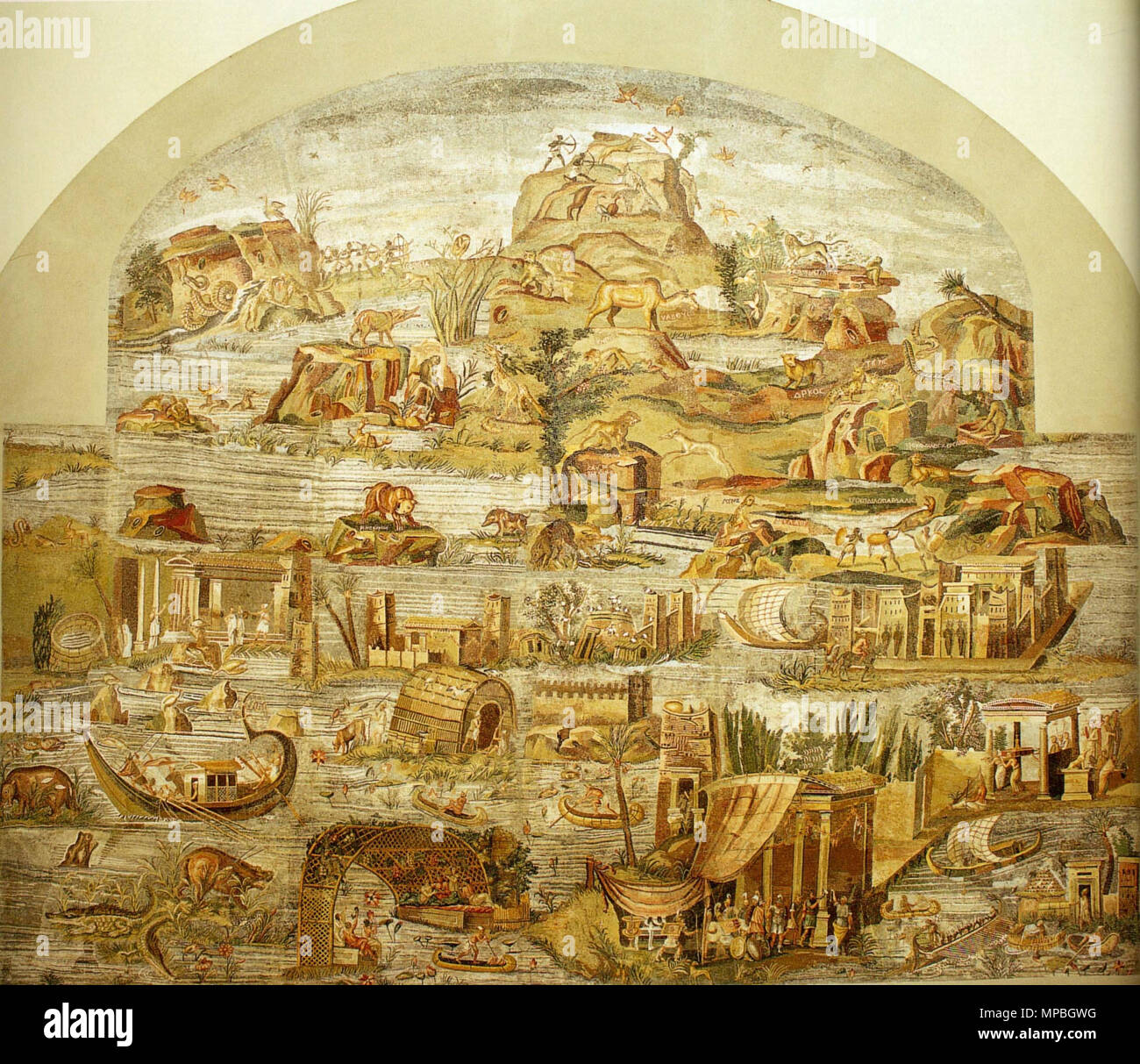 Palestrina mosaic hi-res stock photography and images - Alamy