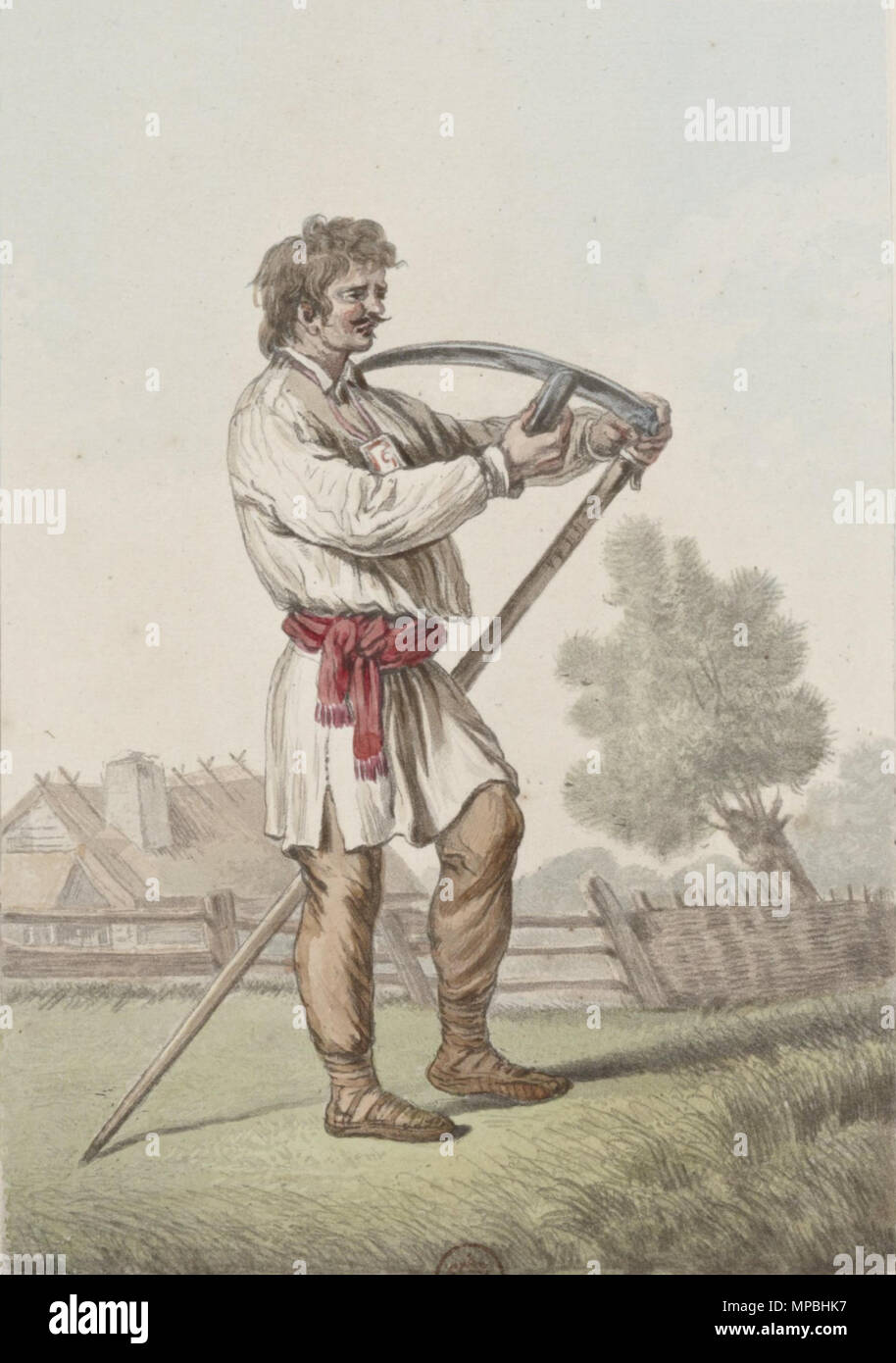 Medieval Farming Scythe