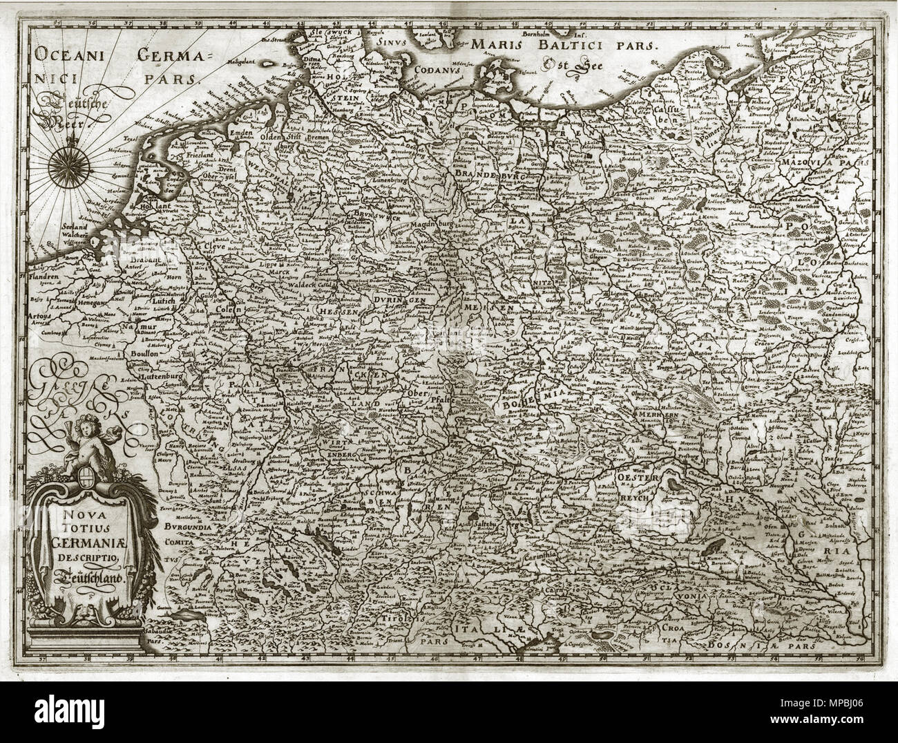 17th century paris map hi-res stock photography and images - Alamy