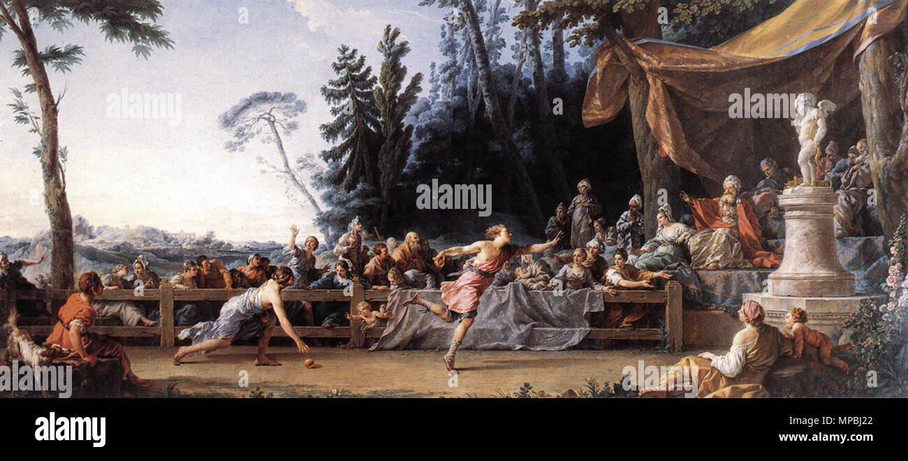 934 Noël Hallé - The Race between Hippomenes and Atalanta - WGA11034 ...