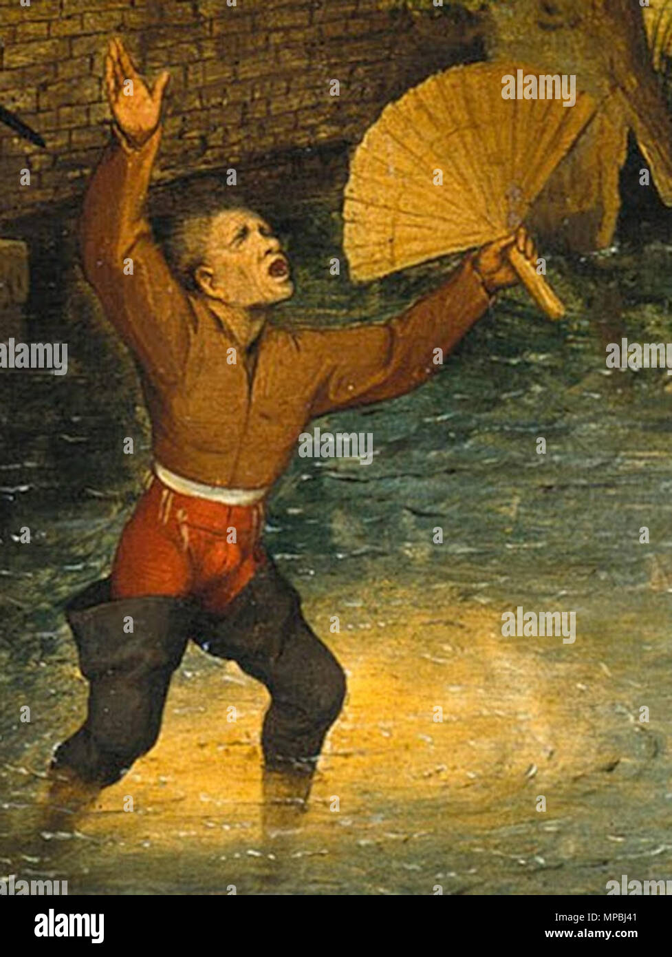 . English: Detail from Netherlandish Proverbs . 1559. Pieter Bruegel ...