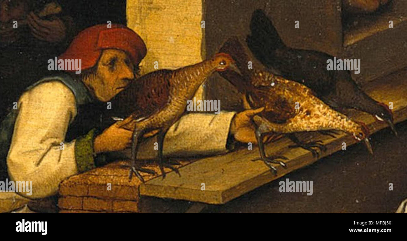 . English: Detail from Netherlandish Proverbs . 1559. Pieter Bruegel ...