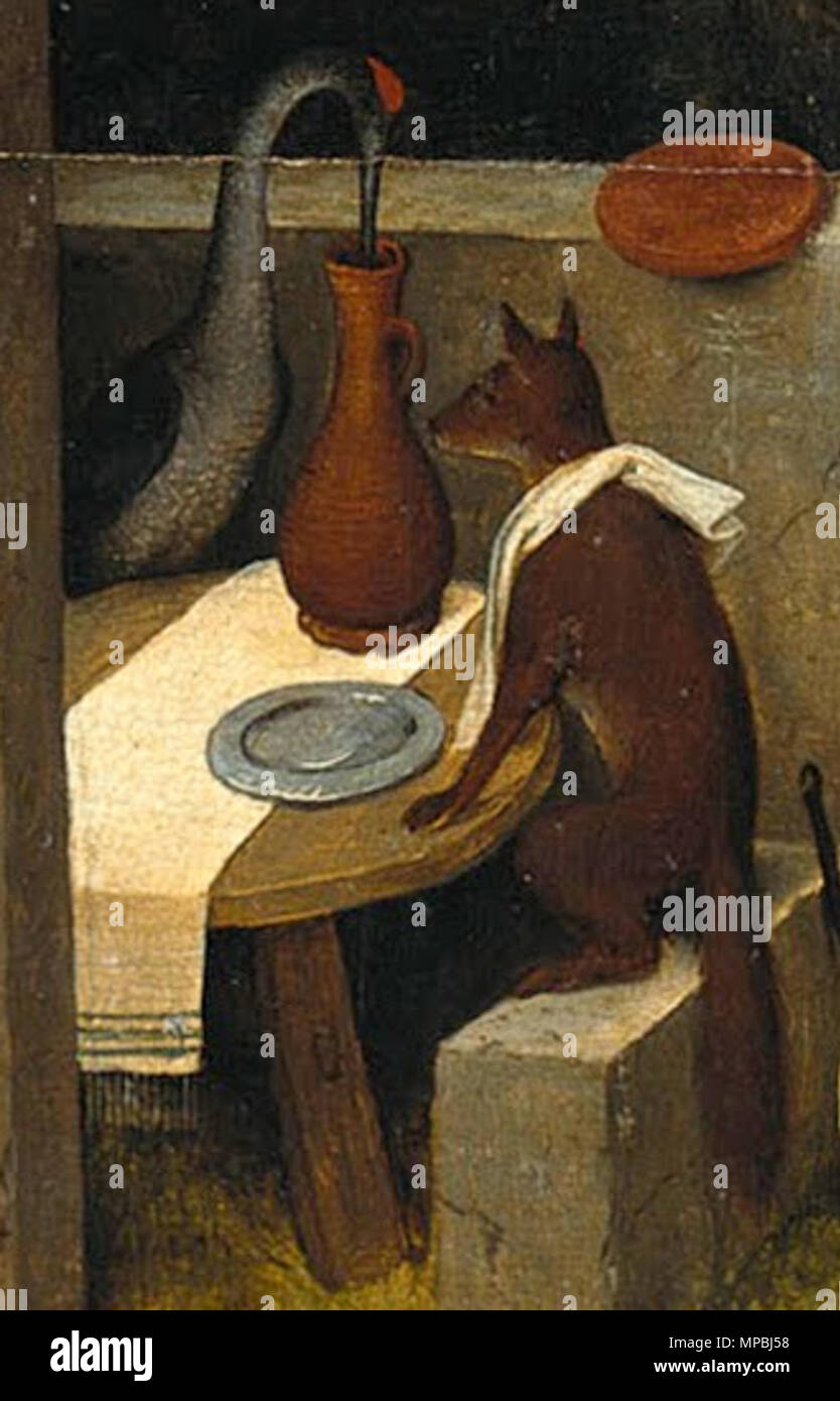 . Detail from Netherlandish Proverbs . 1559. Pieter Bruegel 935 NP-87 ...