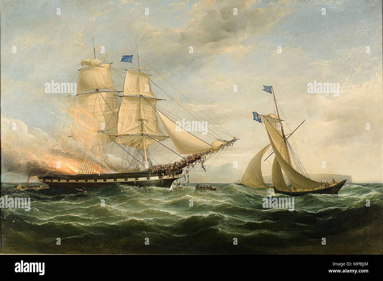 Deutsch: The „Queen of the Ocean“ going to the rescue of the „Ocean ...