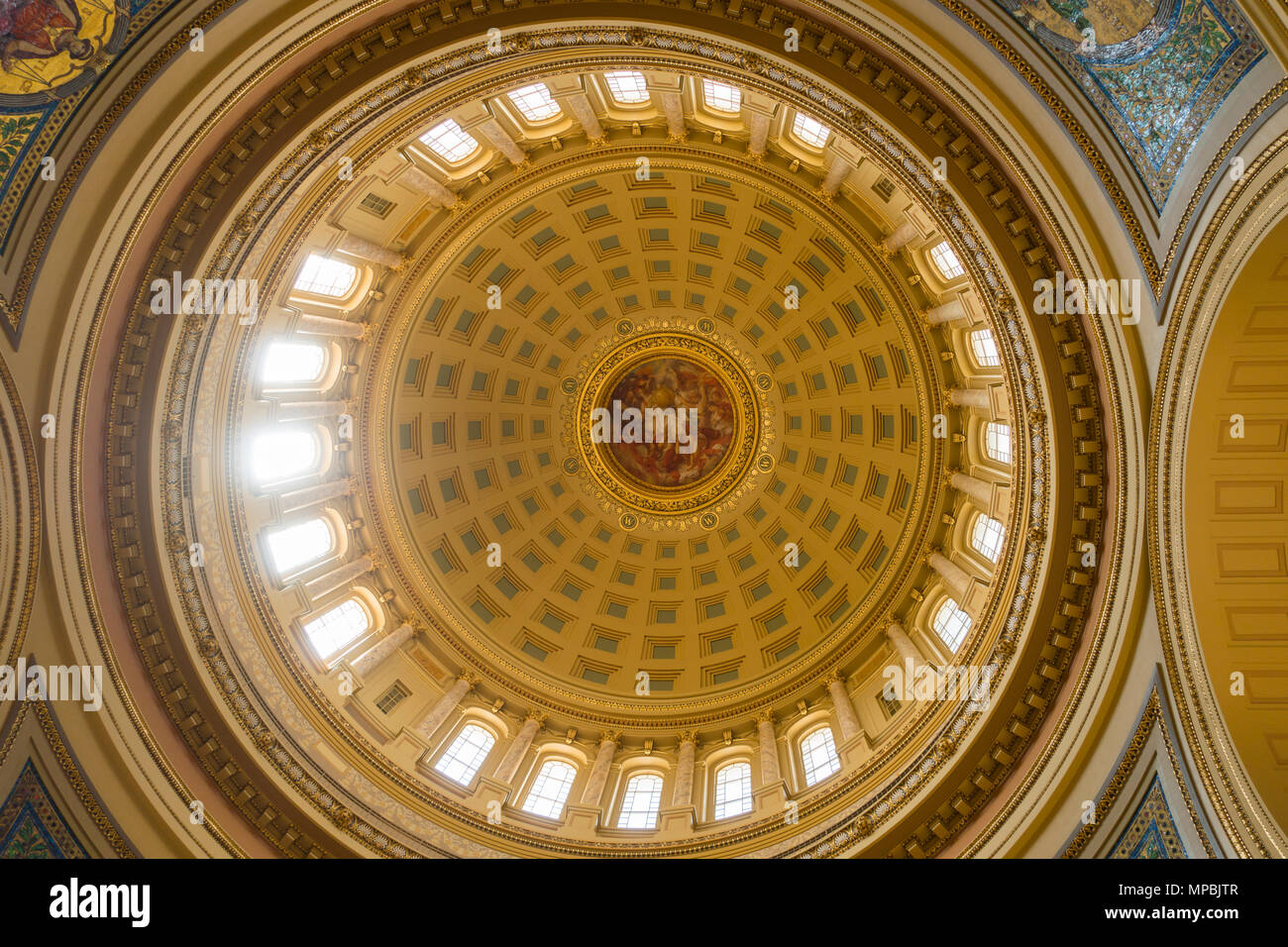 Us capitol rotunda paintings hi-res stock photography and images - Alamy
