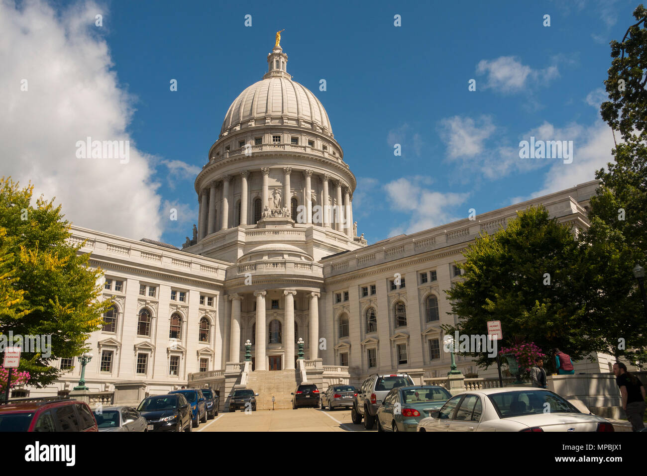 Madison Wisconsin state capitol building Stock Photo - Alamy