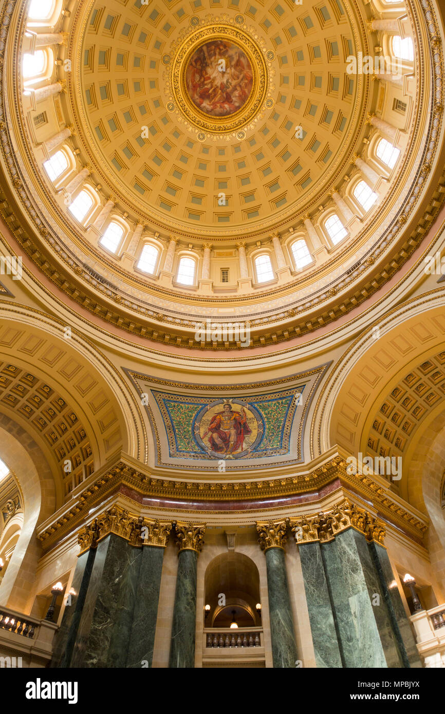 Us capitol rotunda paintings hi-res stock photography and images - Alamy