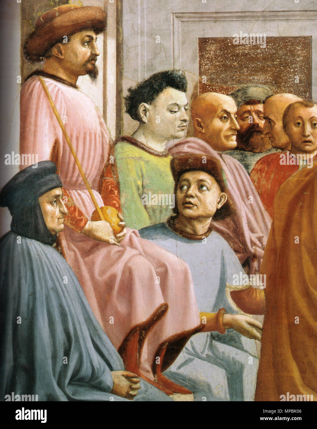 . Raising of the Son of Teophilus and St. Peter Enthroned . 1424-1425 ...