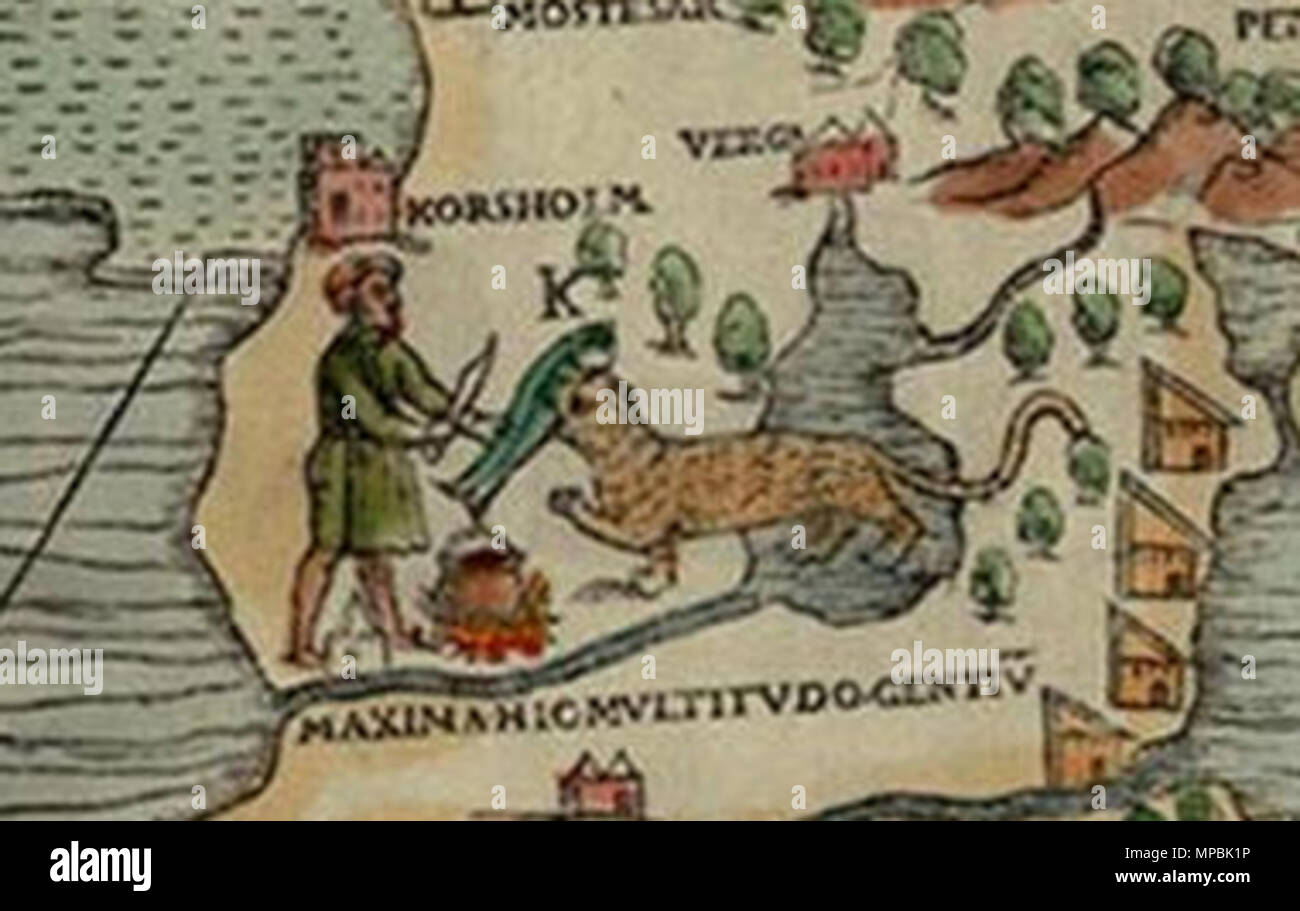 Olaus magnus carta marina hi-res stock photography and images - Alamy