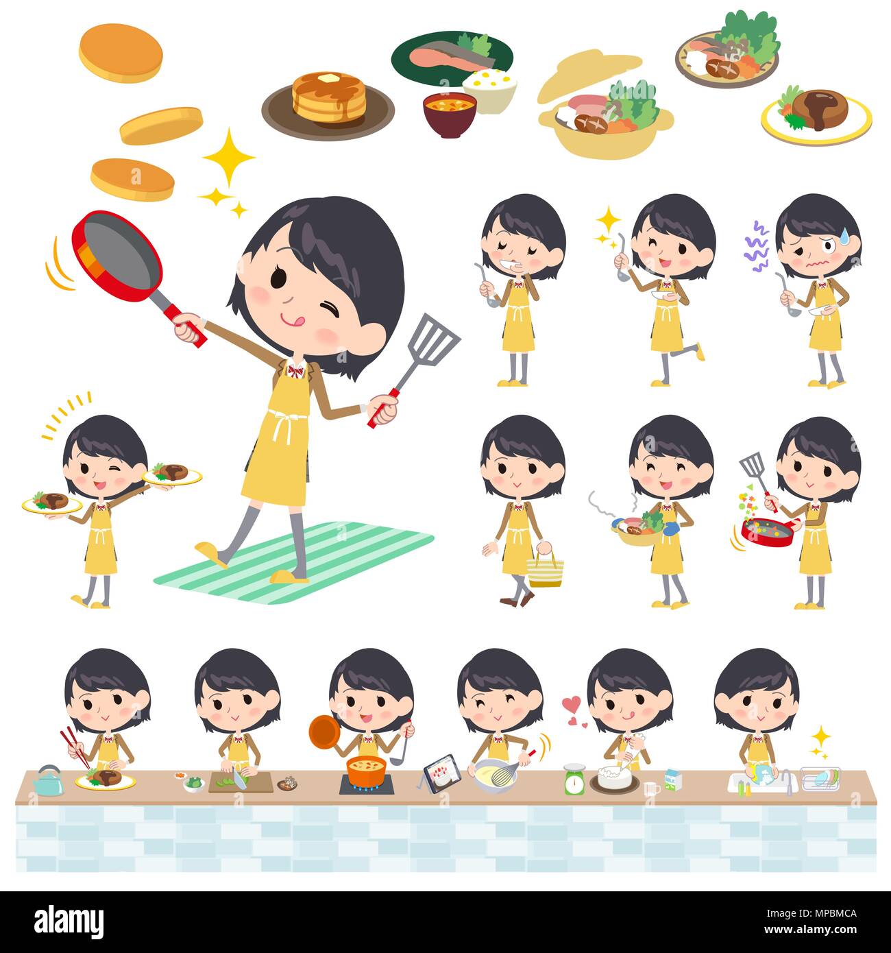 Smiling girl poses school hi-res stock photography and images - Alamy