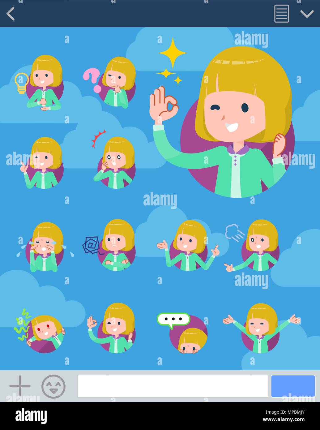 Hair consultation vector vectors Stock Vector Images - Alamy