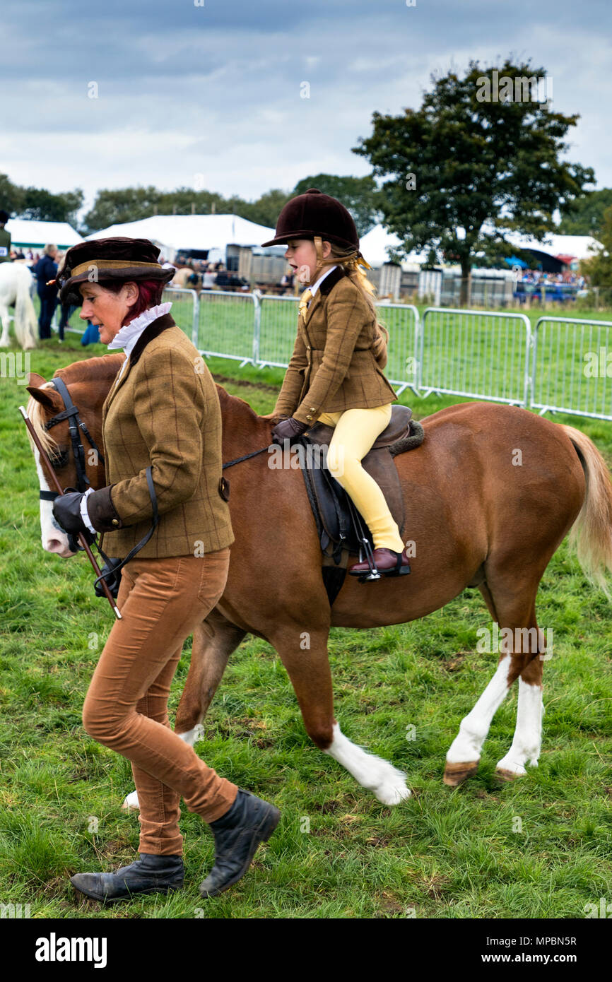Equestrian display at Stokesley Show, North Yorkshire, England, UK ...