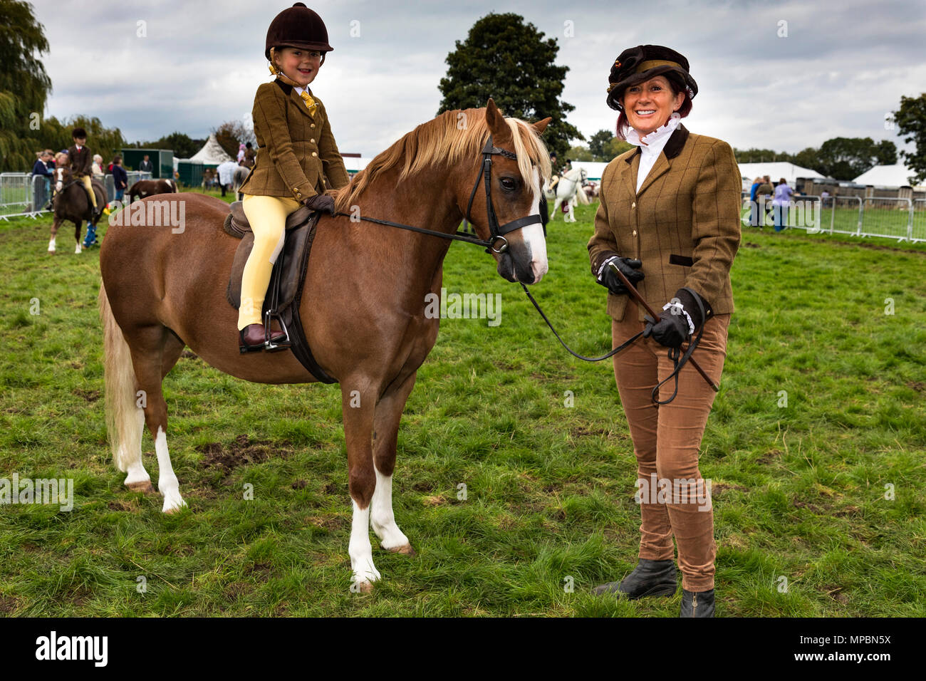 Equestrian display at Stokesley Show, North Yorkshire, England, UK ...