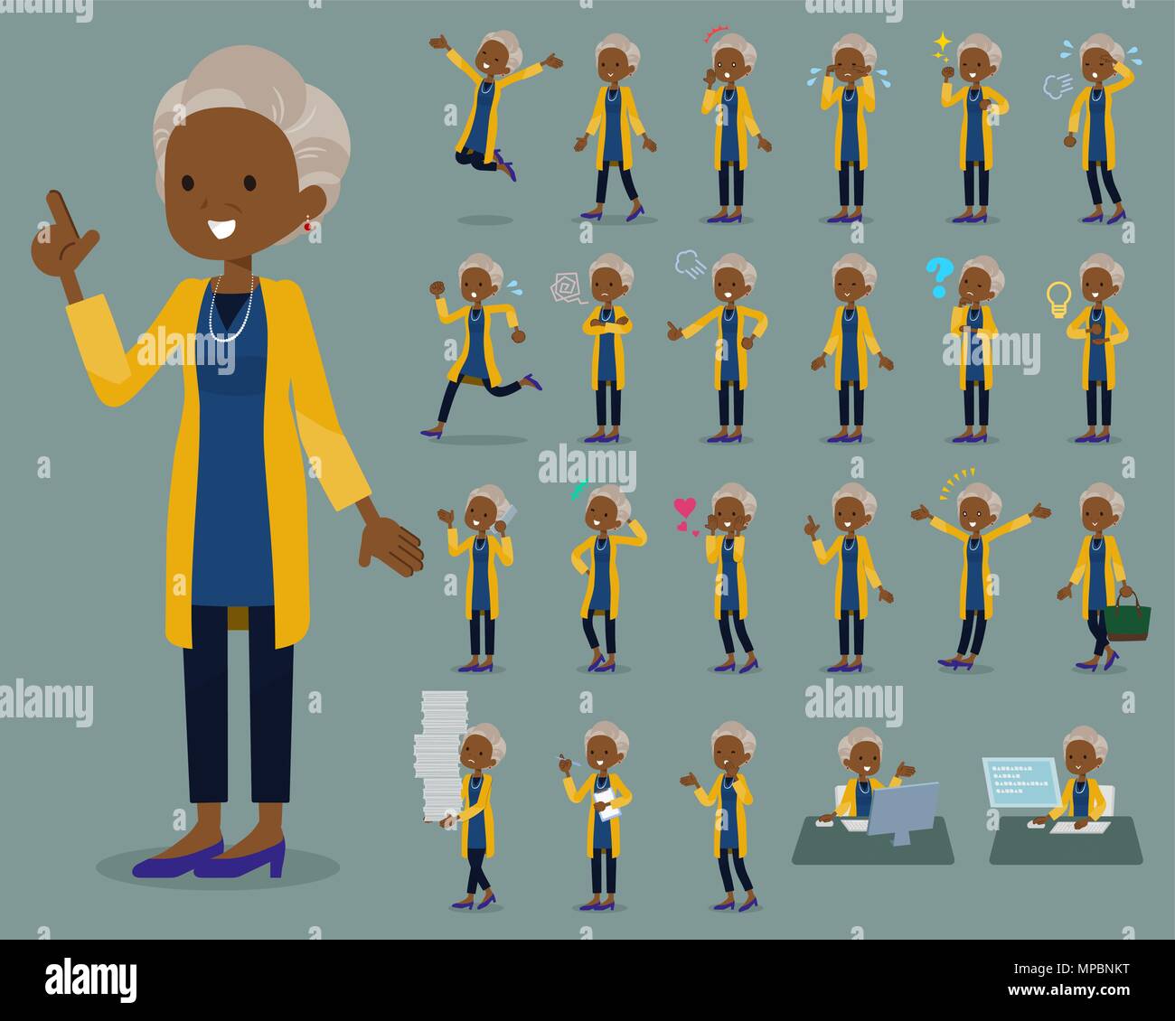 Cardigan flat Stock Vector Images - Alamy