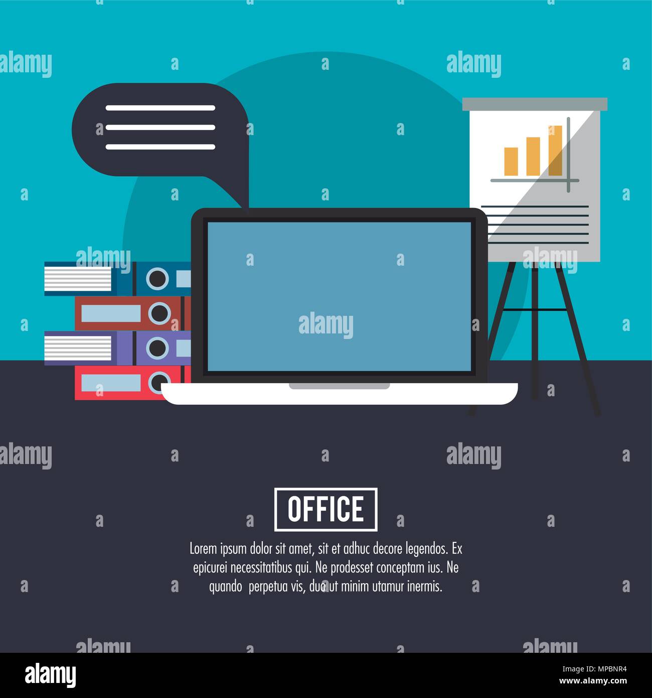 Office workplace concept Stock Vector Image & Art - Alamy