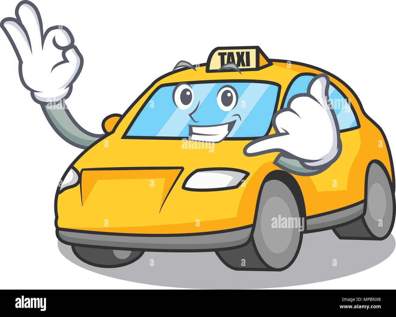 Hello cab Stock Vector Images - Alamy