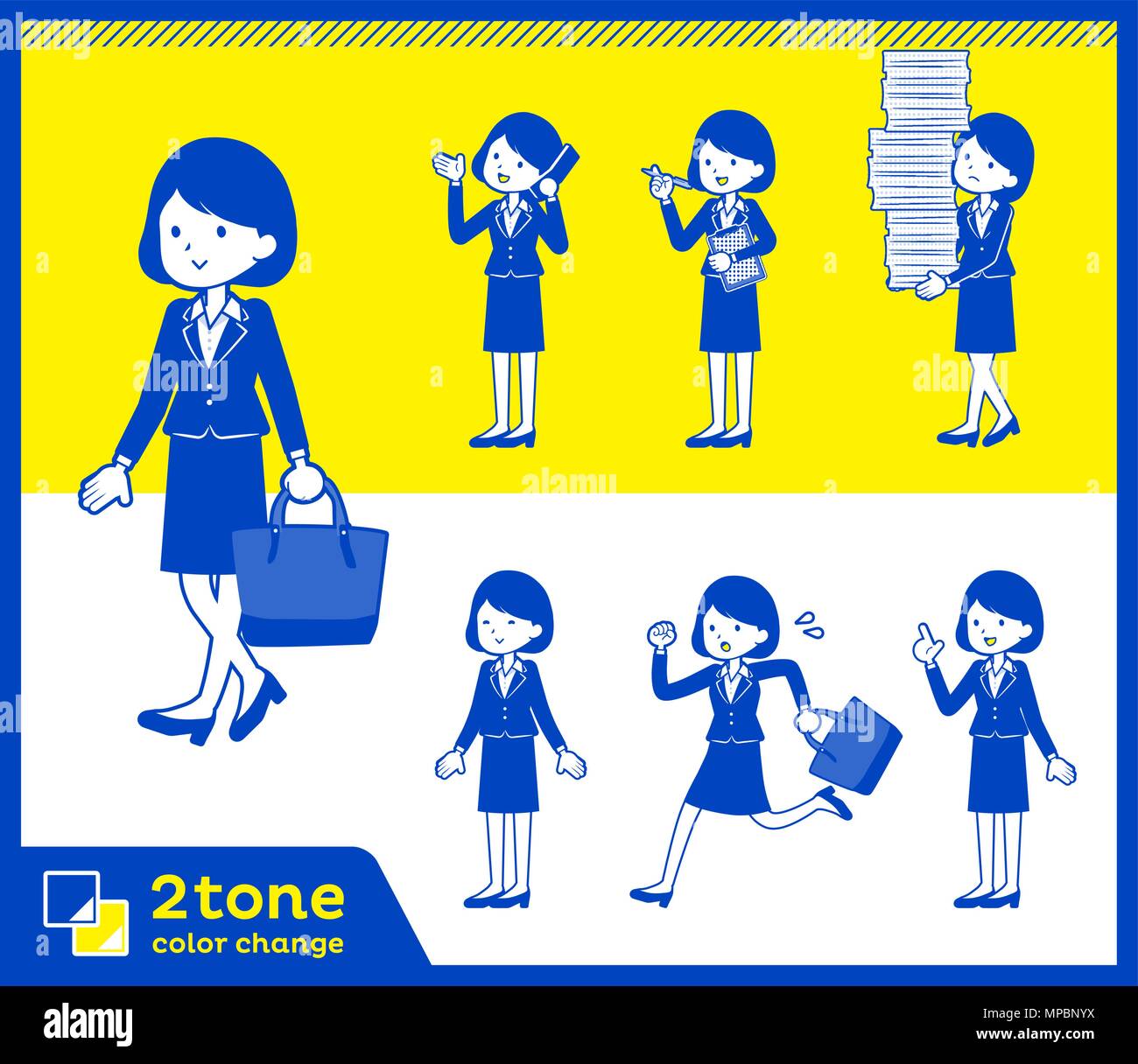 Commuting business people Stock Vector Images - Alamy