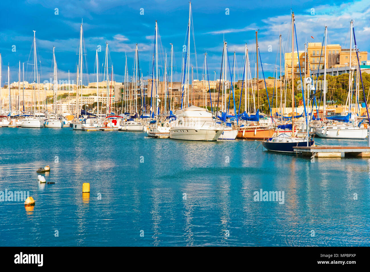 Marina in msida valletta hi-res stock photography and images - Alamy