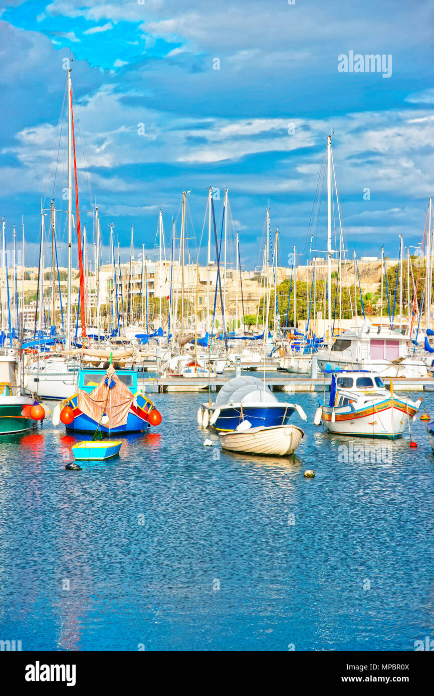 Malta msida bay hi-res stock photography and images - Alamy
