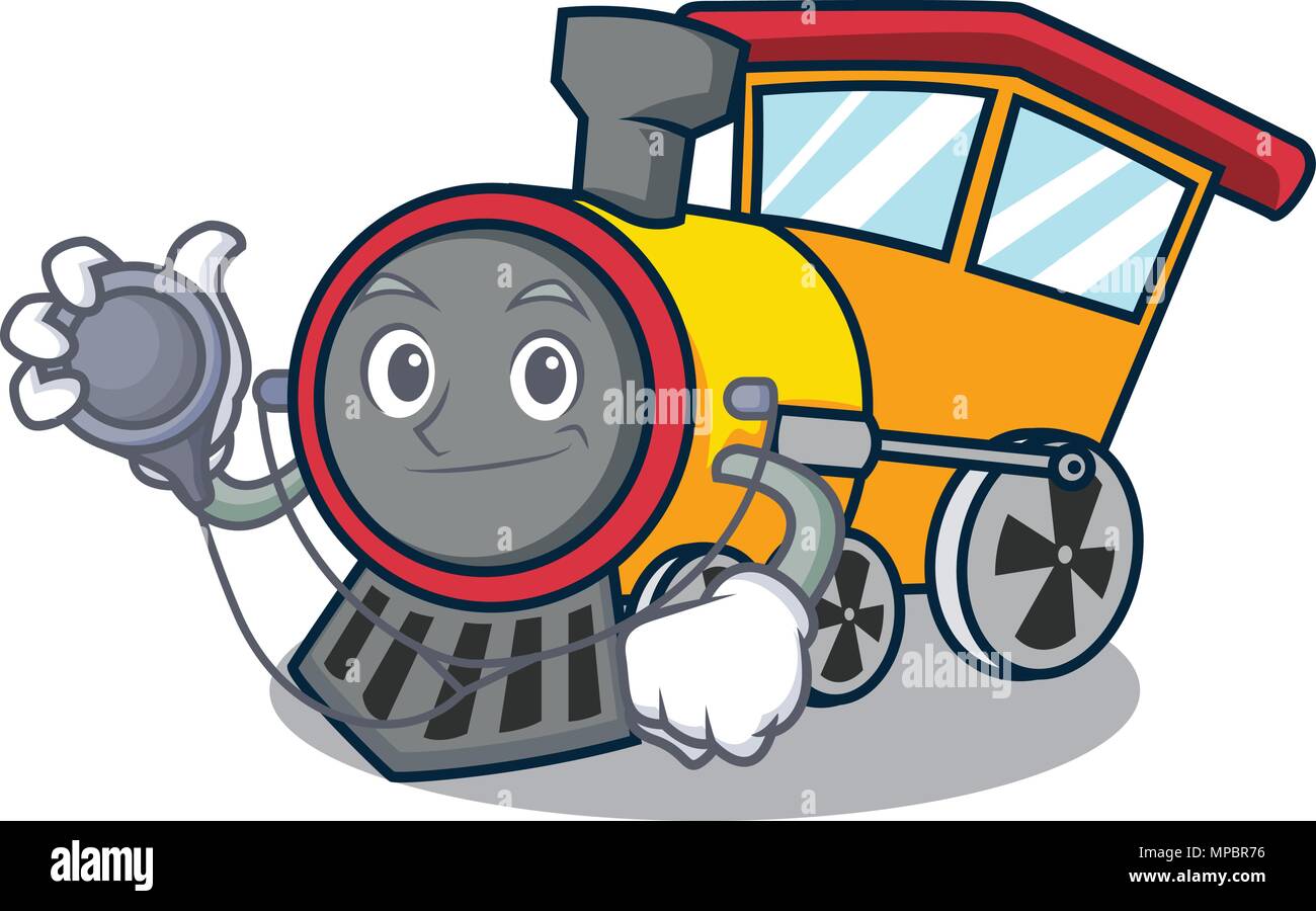 Doctor train character cartoon style Stock Vector Image & Art - Alamy