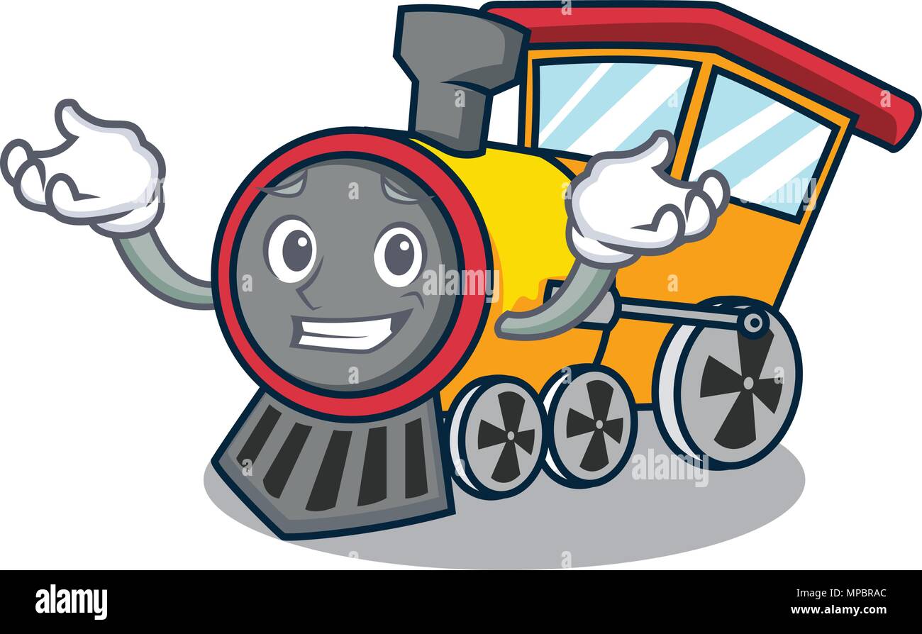Grinning train character cartoon style Stock Vector Image & Art - Alamy