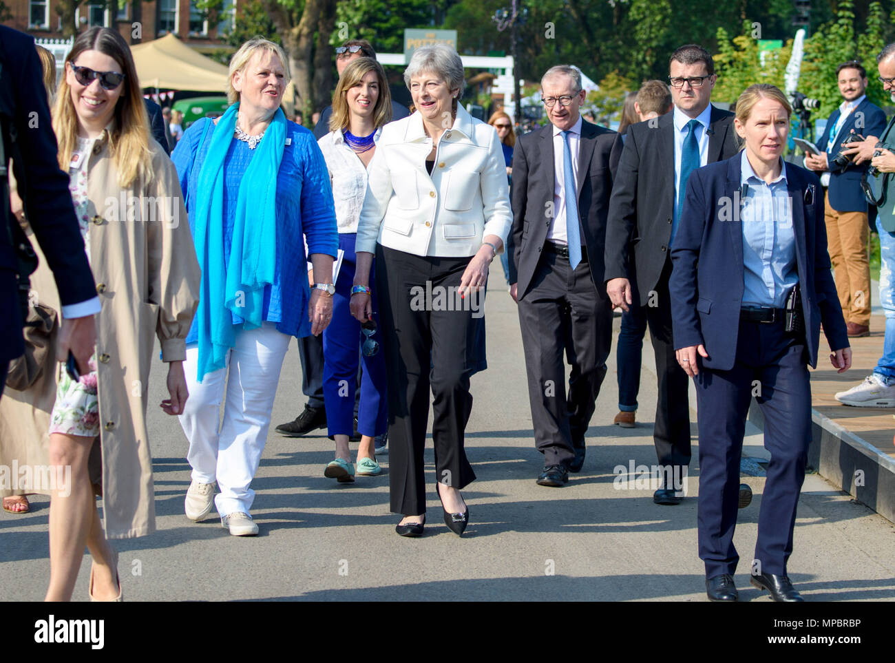 Photo Must Be Credited ©Alpha Press 079965 21/05/2018 Theresa May and ...