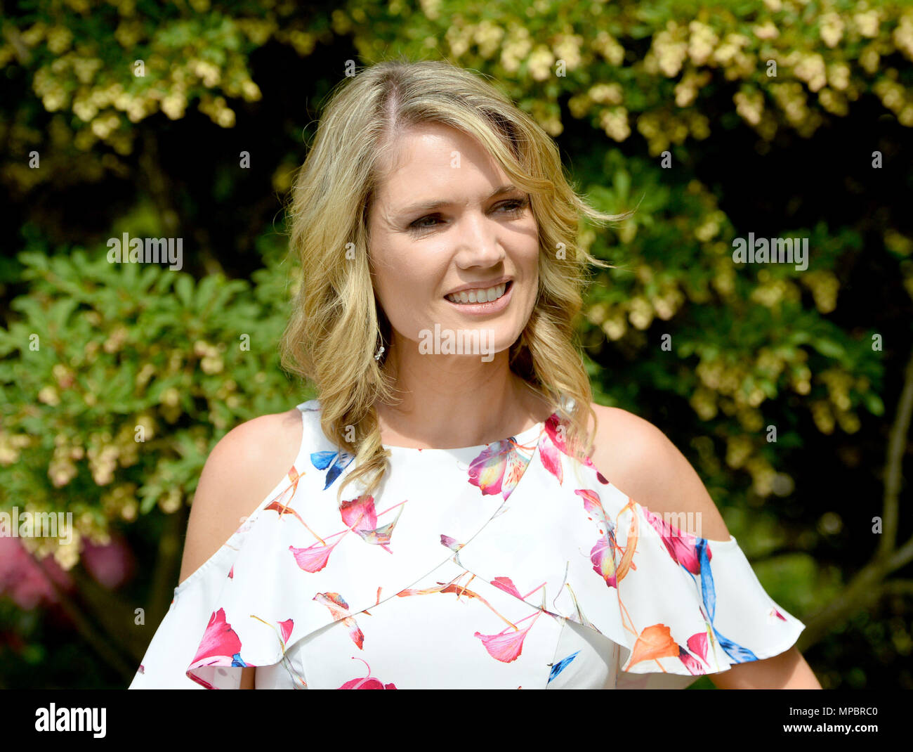 Charlotte hawkins at rhs chelsea flower show hi-res stock photography ...