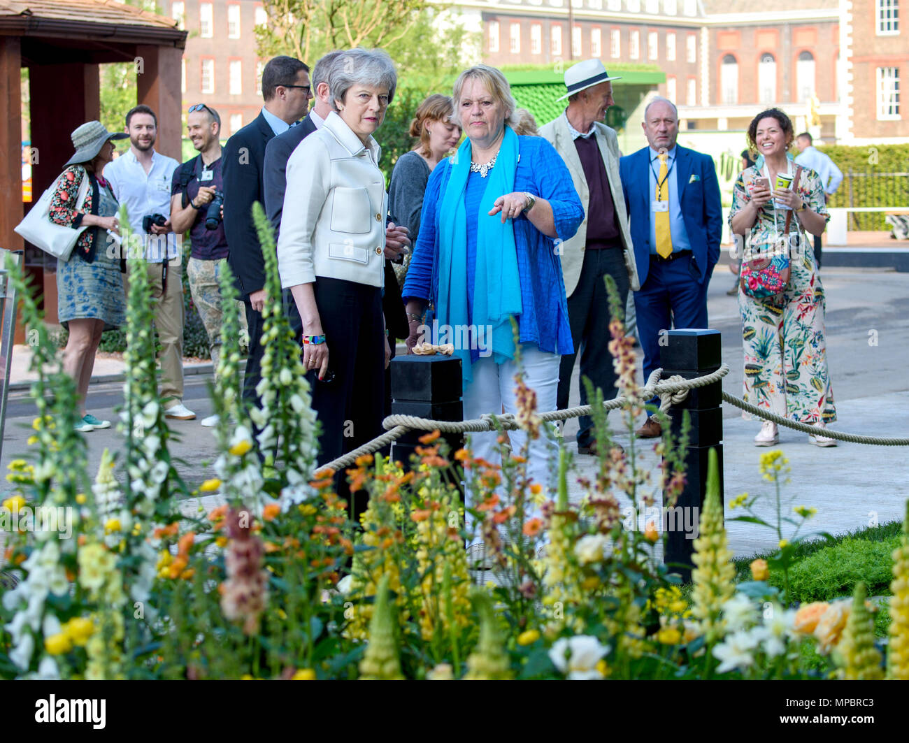 Photo Must Be Credited ©Alpha Press 079965 21/05/2018 Theresa May with ...