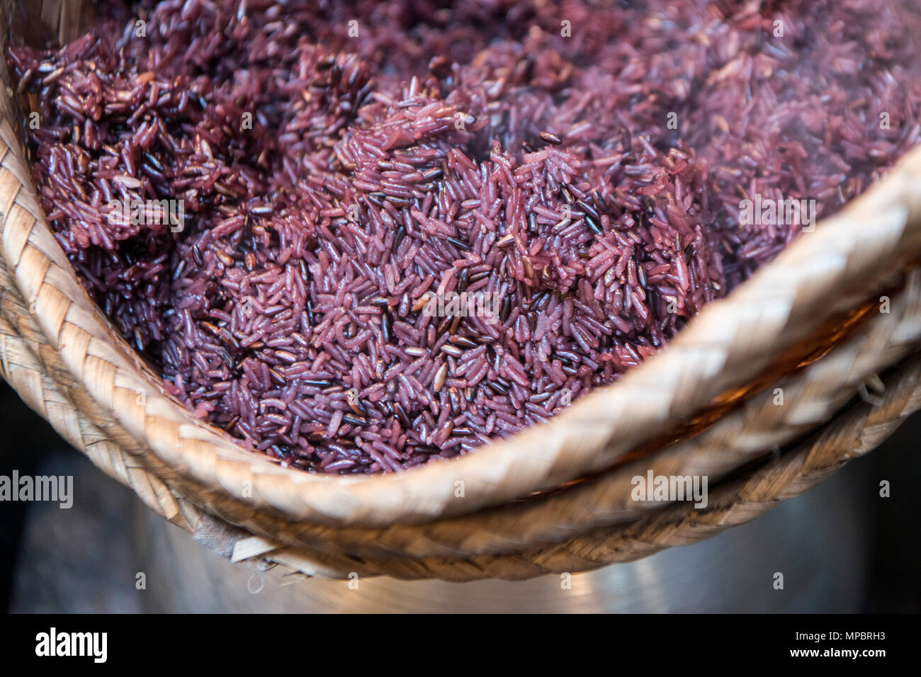 fresh thai rice at the old city Food Market at the Clock Tower in the ...