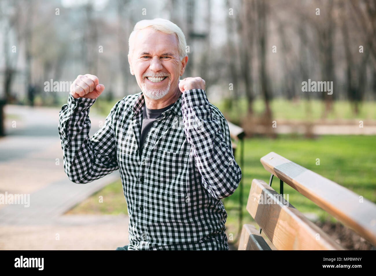 Man rejoicing hi-res stock photography and images - Alamy