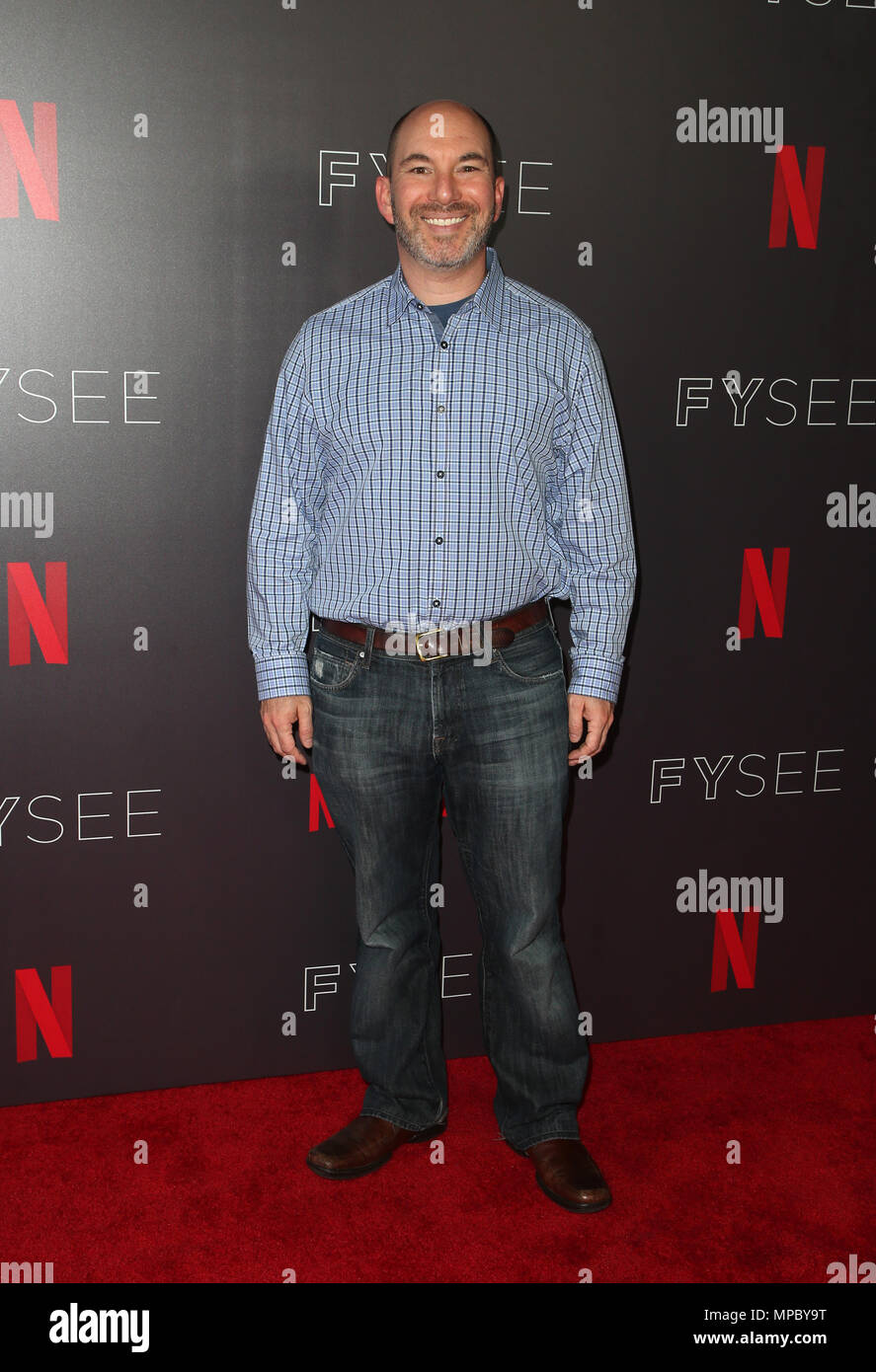 Los Angeles, Ca, USA. 21st May, 2018. Andrew Goldberg, at #NETFLIXFYSEE ...