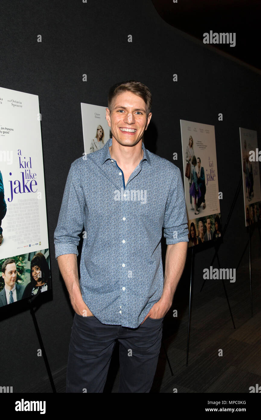 New York, USA. 21st May, 2018. Actor and writer Tyler French attends 'A ...