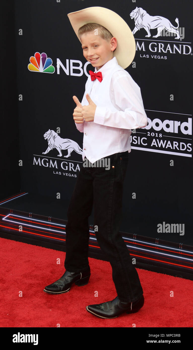 Las Vegas, Nevada, USA. 22nd May, 2018. Walmart yodeling boy Mason ...