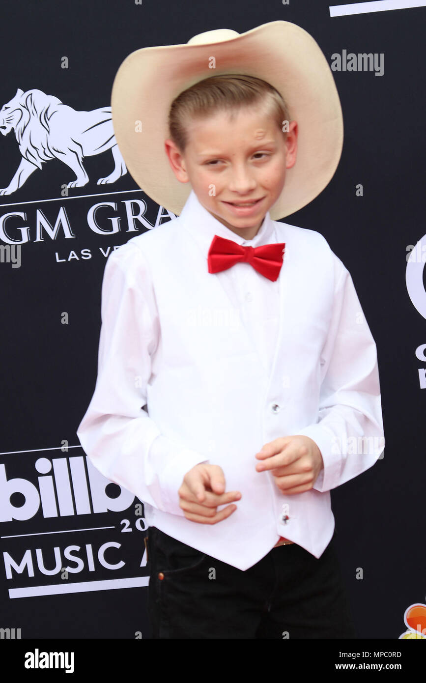 Las Vegas, Nevada, USA. 22nd May, 2018. Walmart yodeling boy Mason ...