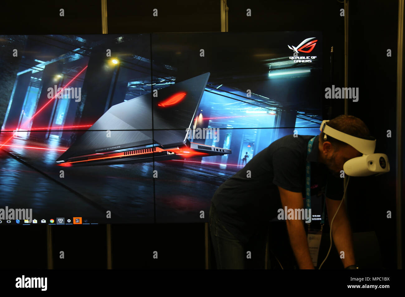 London UK 22 May 2018 VR World ,the exhibition focused in Augmented ...