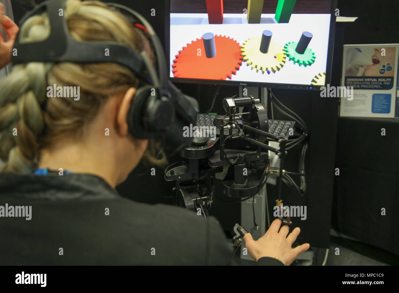London UK 22 May 2018 VR World ,the exhibition focused in Augmented ...
