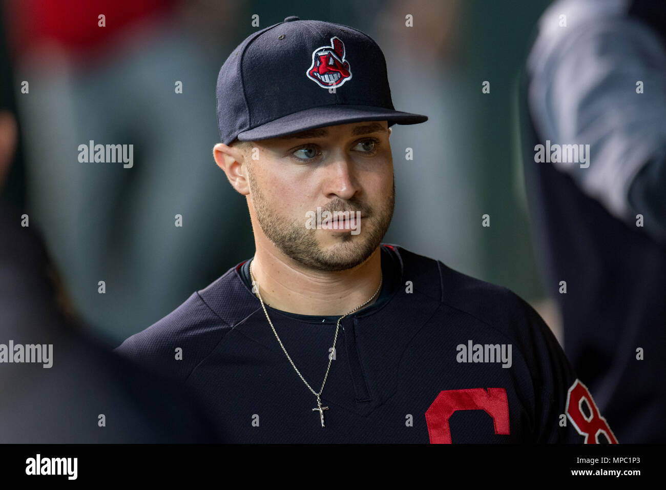 May 19, 2018: Cleveland Indians bullpen catcher Ricky Pacione (82 ...