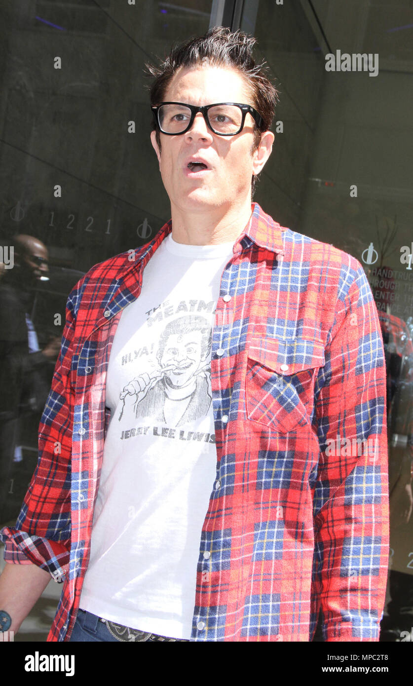 NEW YORK, NY May 21: Johnny Knoxville seen after an appearance at The ...