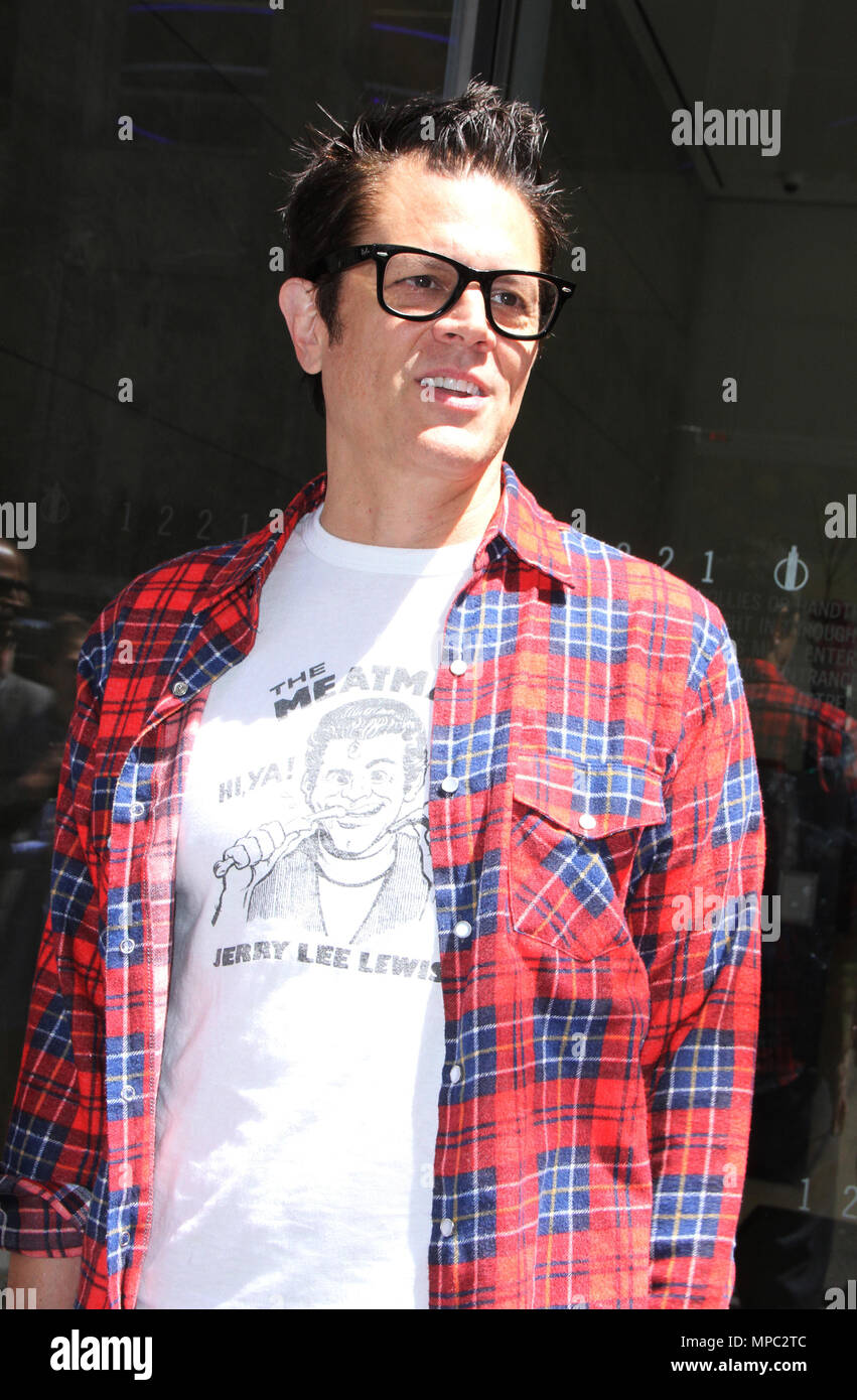 NEW YORK, NY May 21: Johnny Knoxville seen after an appearance at The ...