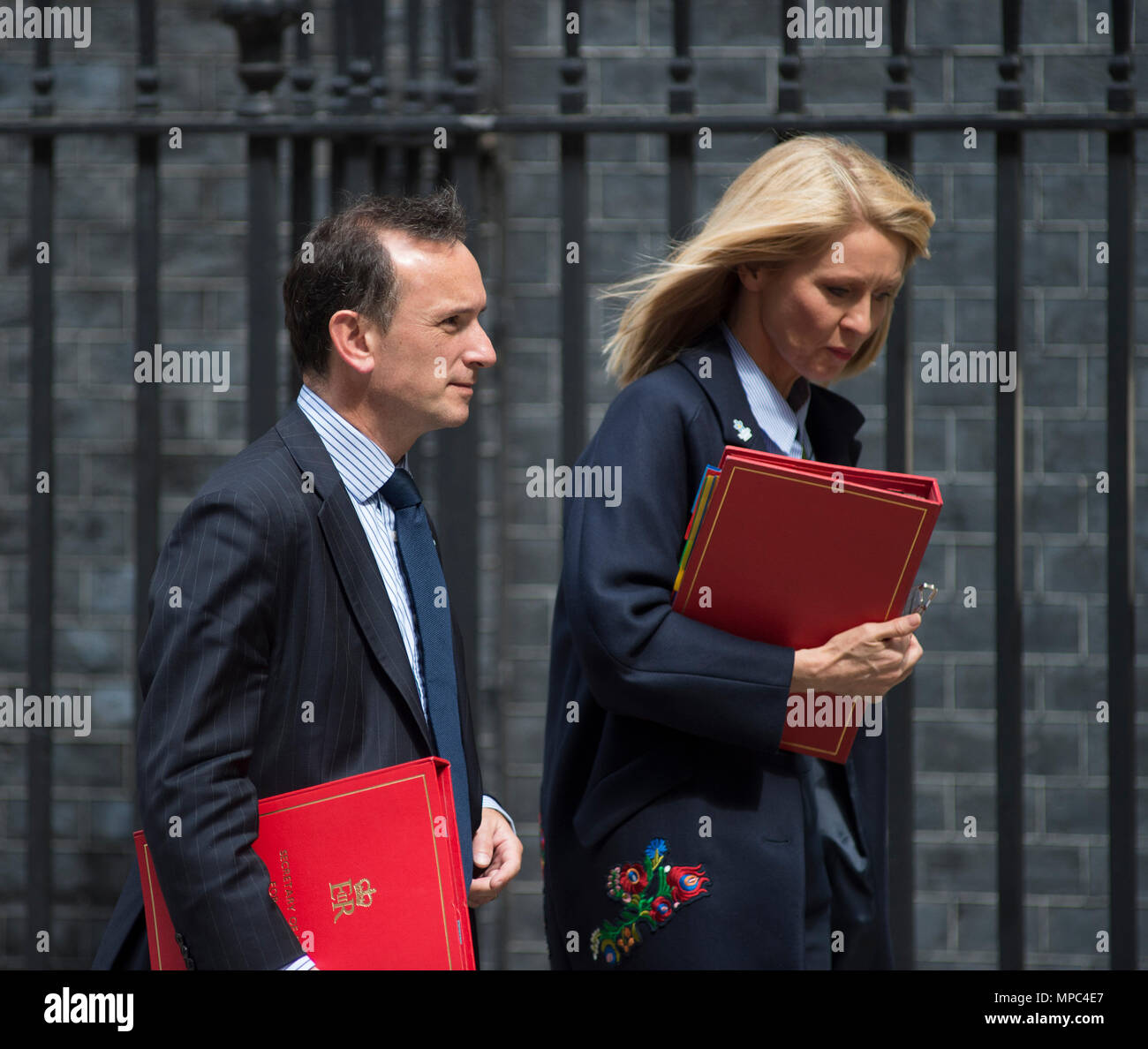 Downing Street, London, UK. 22 May 2018. Esther McVey, Secretary of ...